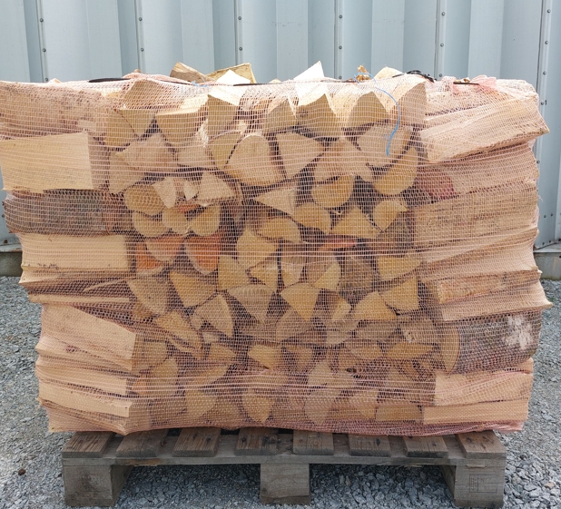 Blandingsved - 1500 liter pall - Mye varme for pengene! | Fyringsved ...