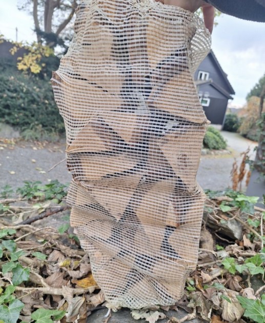 Eikeved - 40 liters sekk! | Fyringsved, pizzaovn, bark og hage!